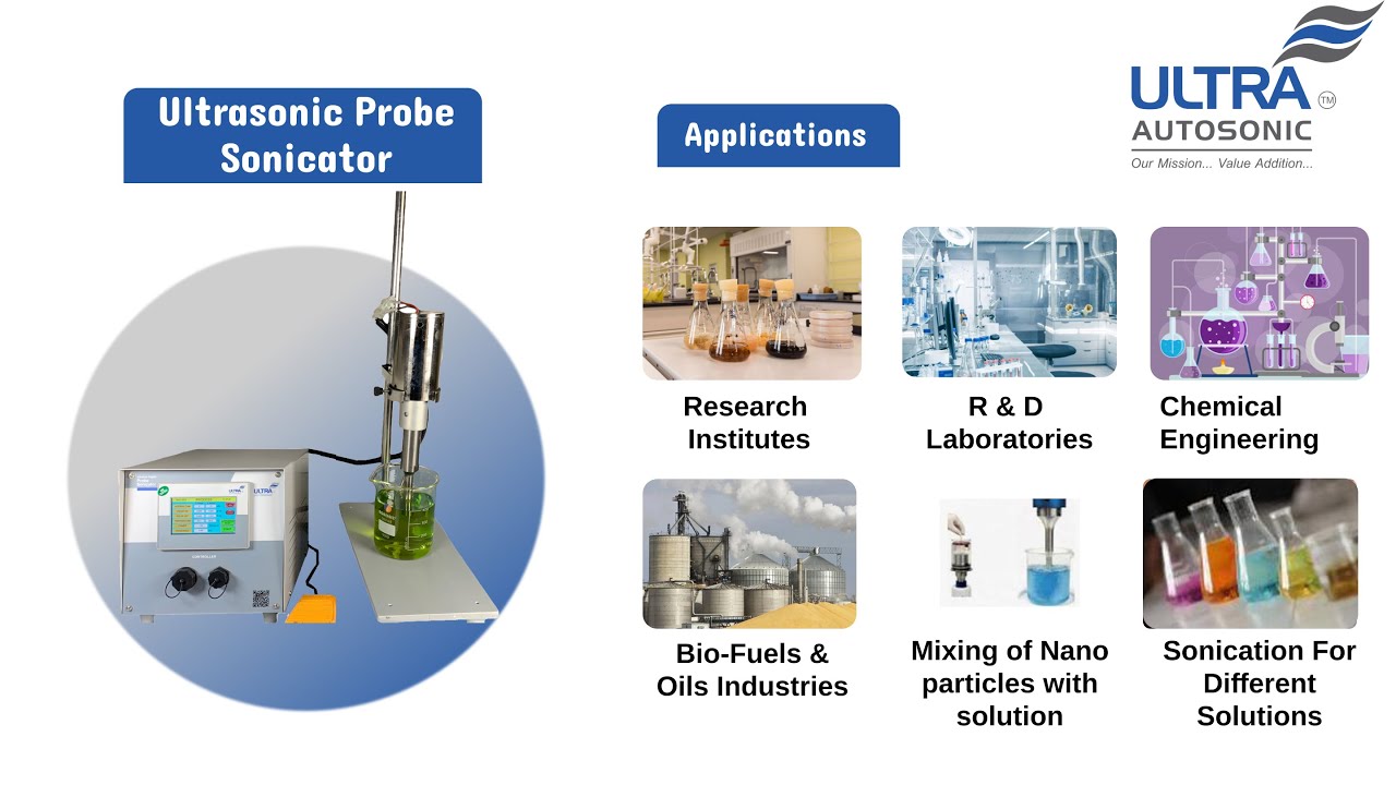 Probe sonicator - YouTube