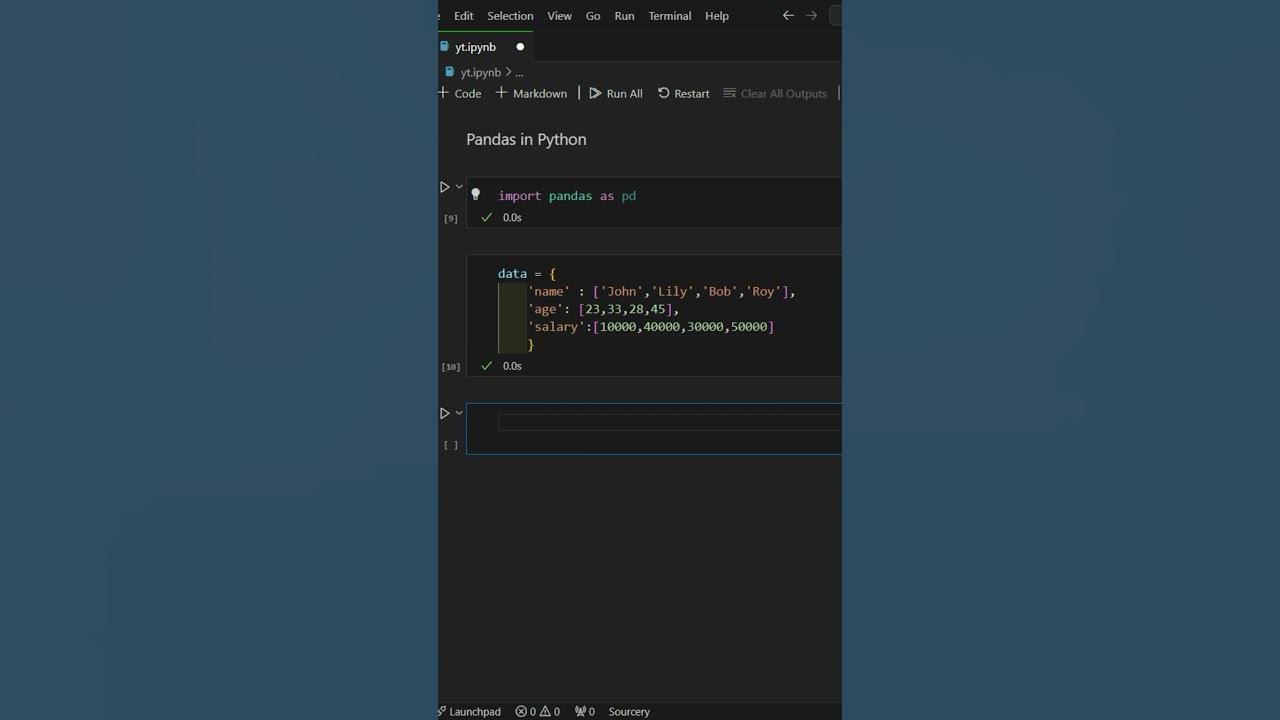 Python Pandas For Beginners Data Analysis Made Easy Coding Pythonlearning Pythonprogramming