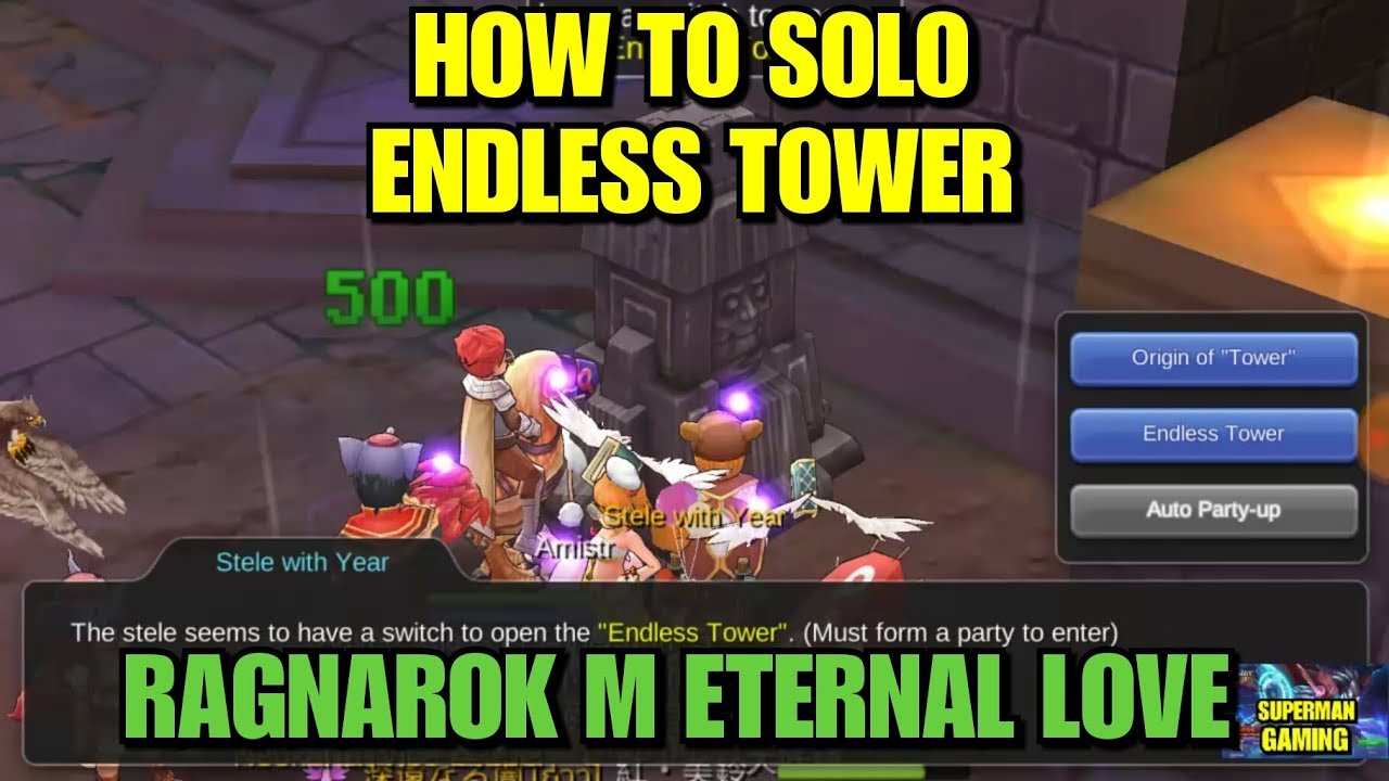 How To Solo Endless Tower Ragnarok M Eternal love - YouTube