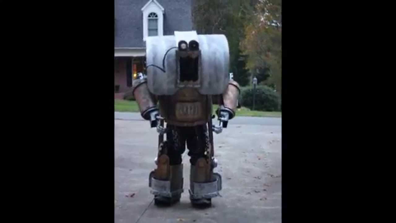 Handmade Steampunk Robot Costume - YouTube