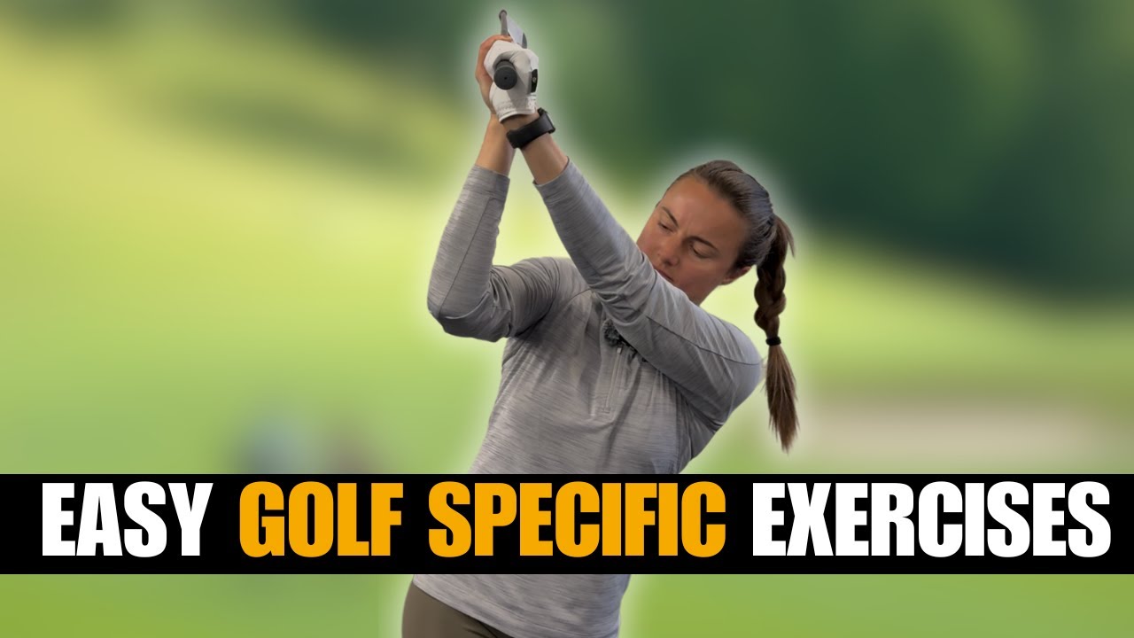2 Golf Specific Exercises You Can Do On The Driving Range! - YouTube