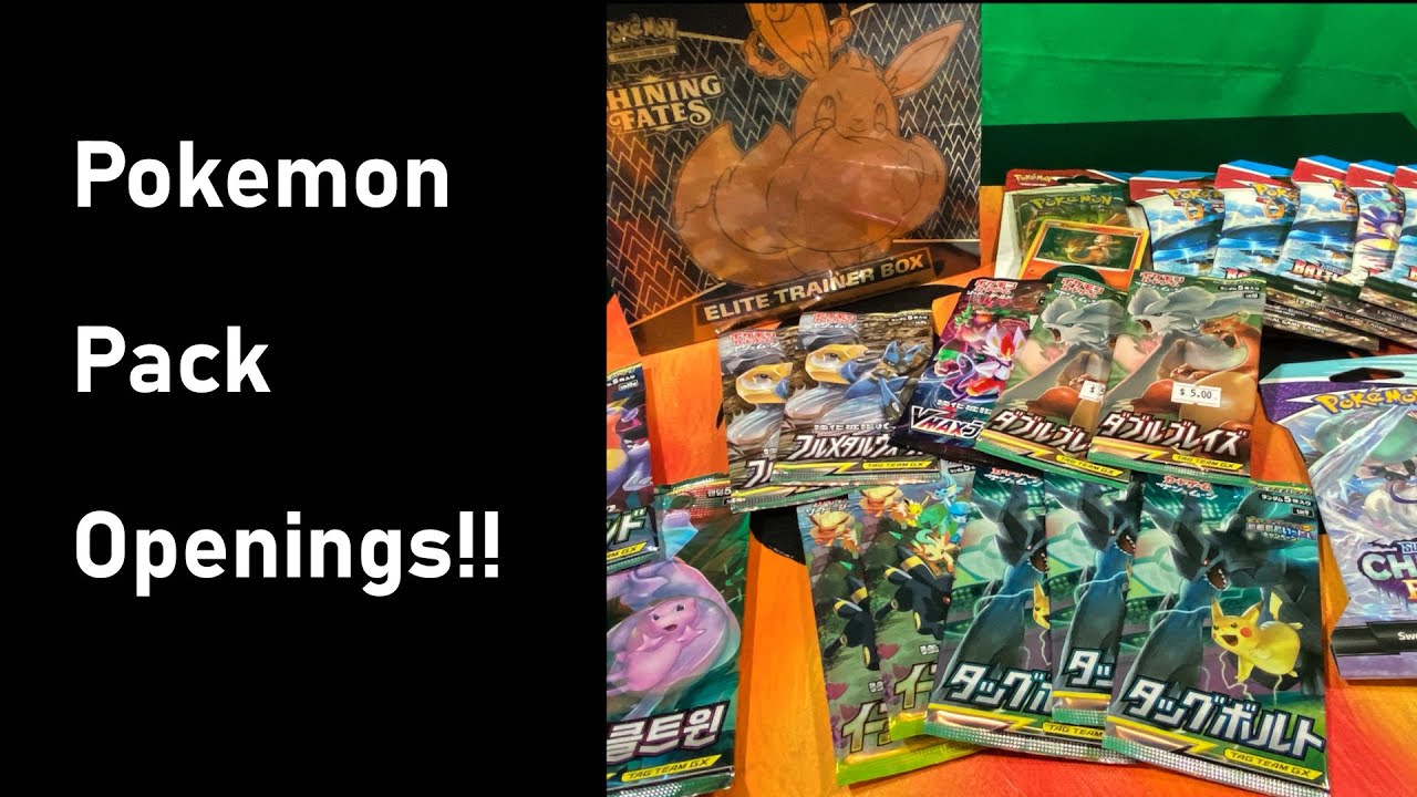 Pokemon Card Pack Openings EP2!! JT Opens Packs!! - YouTube