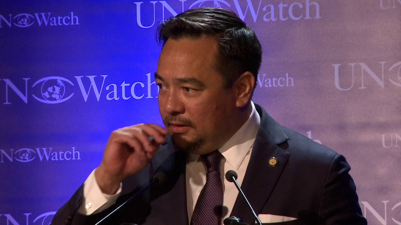 US Ambassador Keith Harper's remarks at 2016 UN Watch Gala Dinner - YouTube