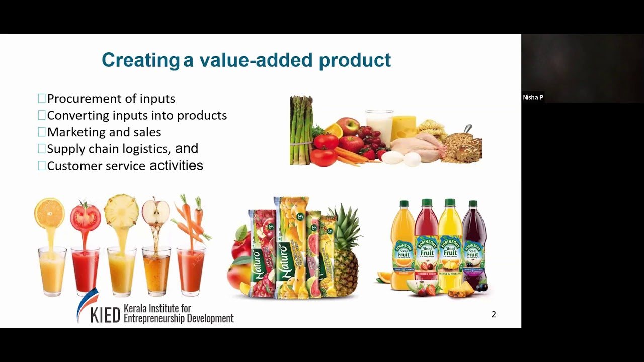 Agro Business Entrepreneurship Opportunities - Value Added Products ...