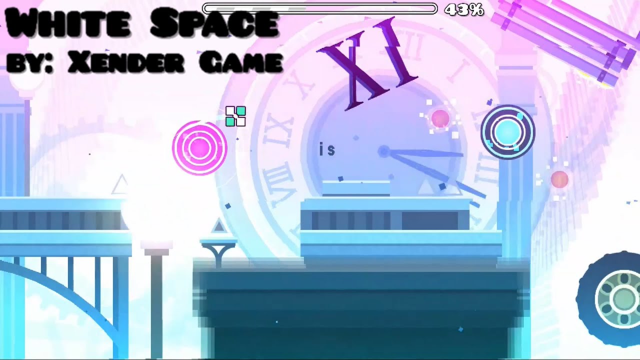 (Geometry Dash) White Space by Xender Game 100% (Unrated 8*?) - YouTube
