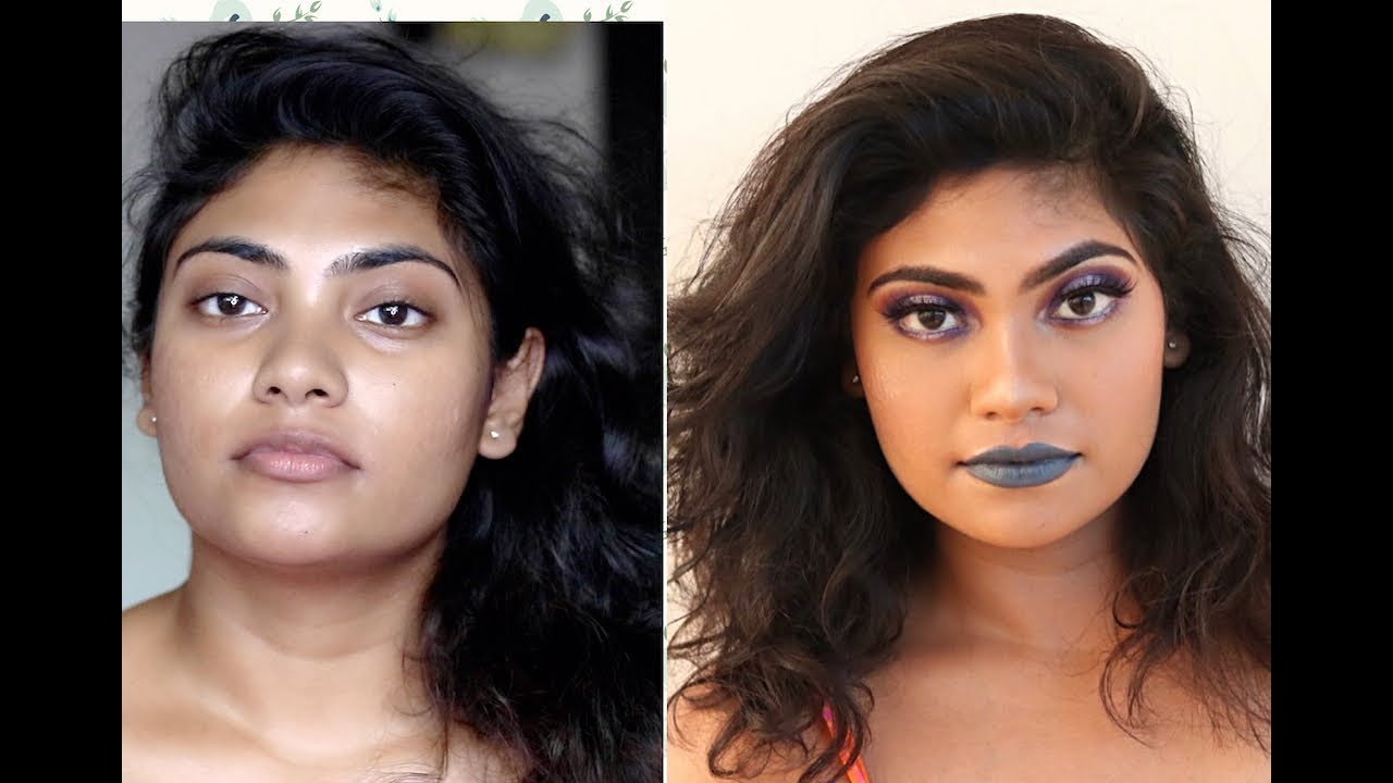 Purple Frosted Halo Eyes Makeup Tutorial - Client Transformation - YouTube