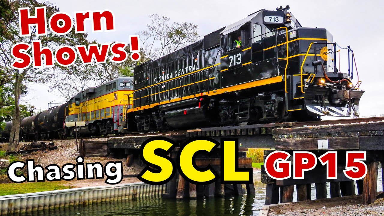 New Florida Central SCL Paint GP15 Chase w/ US Sugar 311 + Horn Shows ...