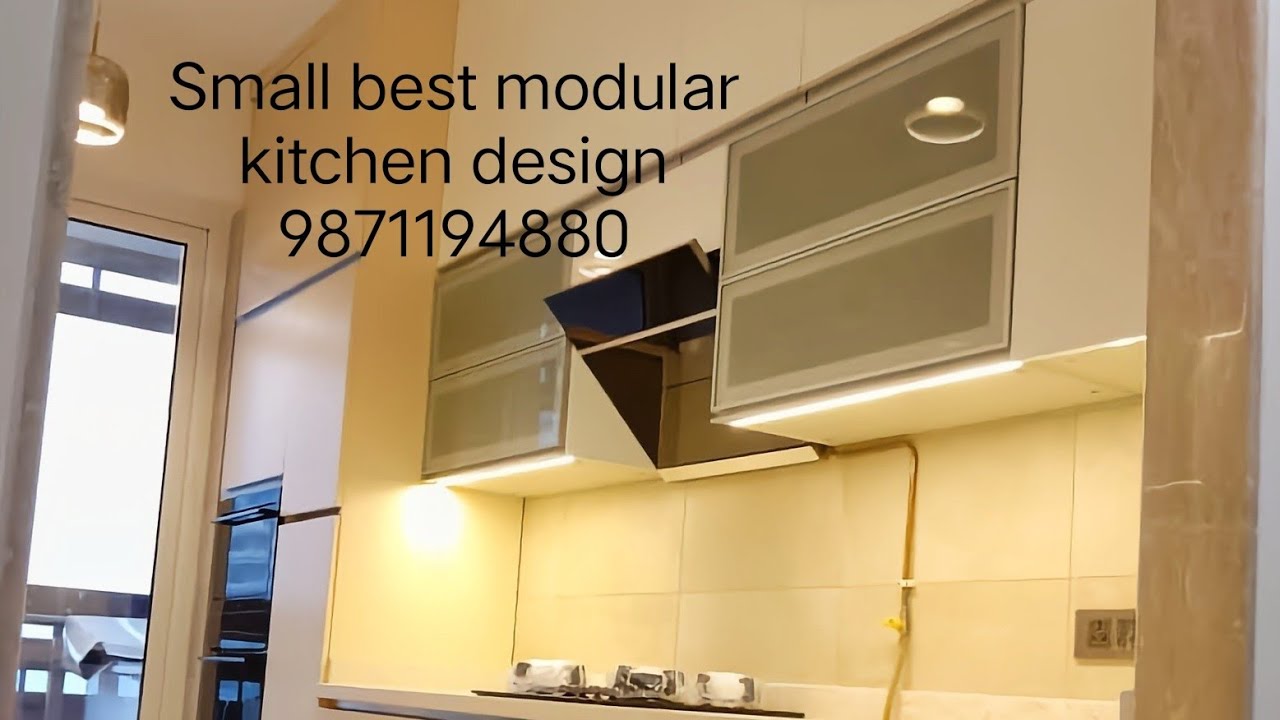 Modular kitchen best design pu finish 9871194880 - YouTube