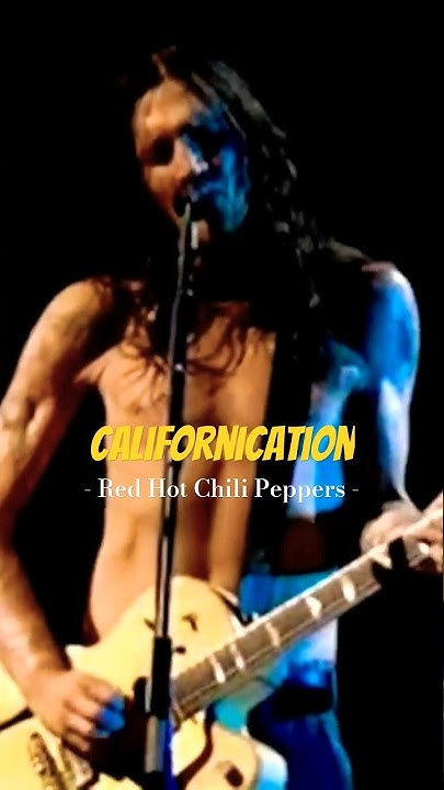 Red Hot Chili Peppers Californication Live Shorts Youtube