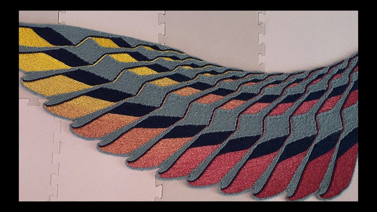 Introducing the Archangel Wing Shawl - YouTube