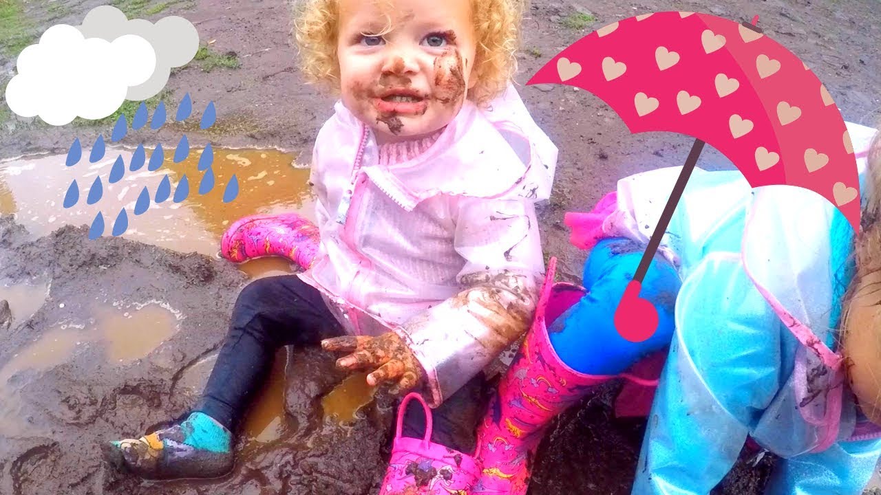 Muddy PUDDLE Splashing! - YouTube