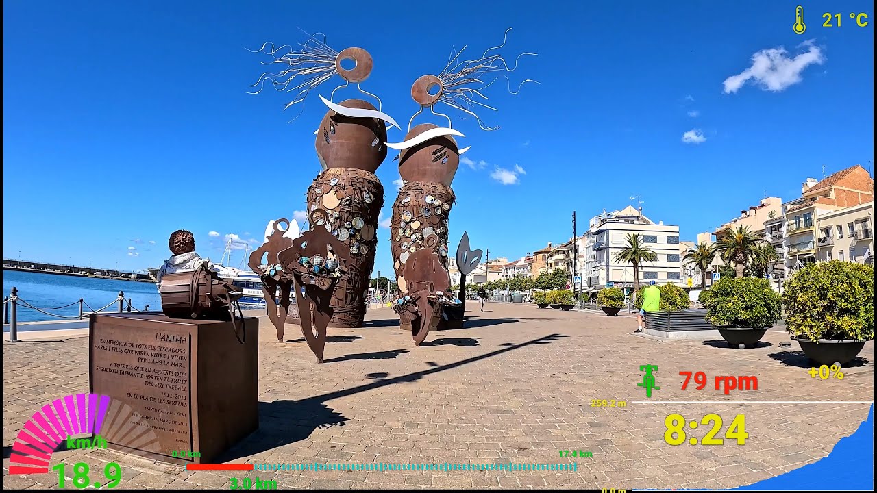 Nank (Naenka) OE Earbuds Indoor Cycling Workout Spain 4K Video - YouTube