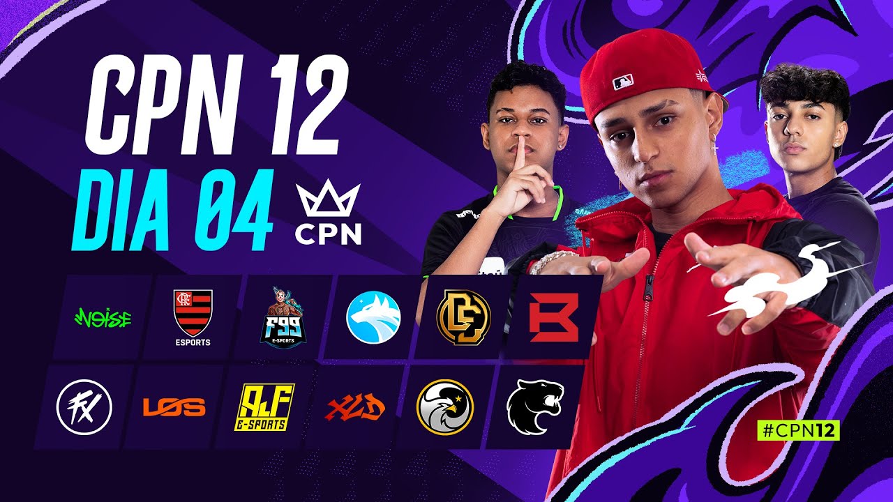 CPN 12 🏆 DIA 4 - FLUXO, NOISE, FLAMENGO, LOS 💜 - YouTube