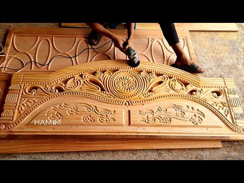 Wonderful examples of handiwork | Wood art carving #woodcarving #furniture #cnc - YouTube