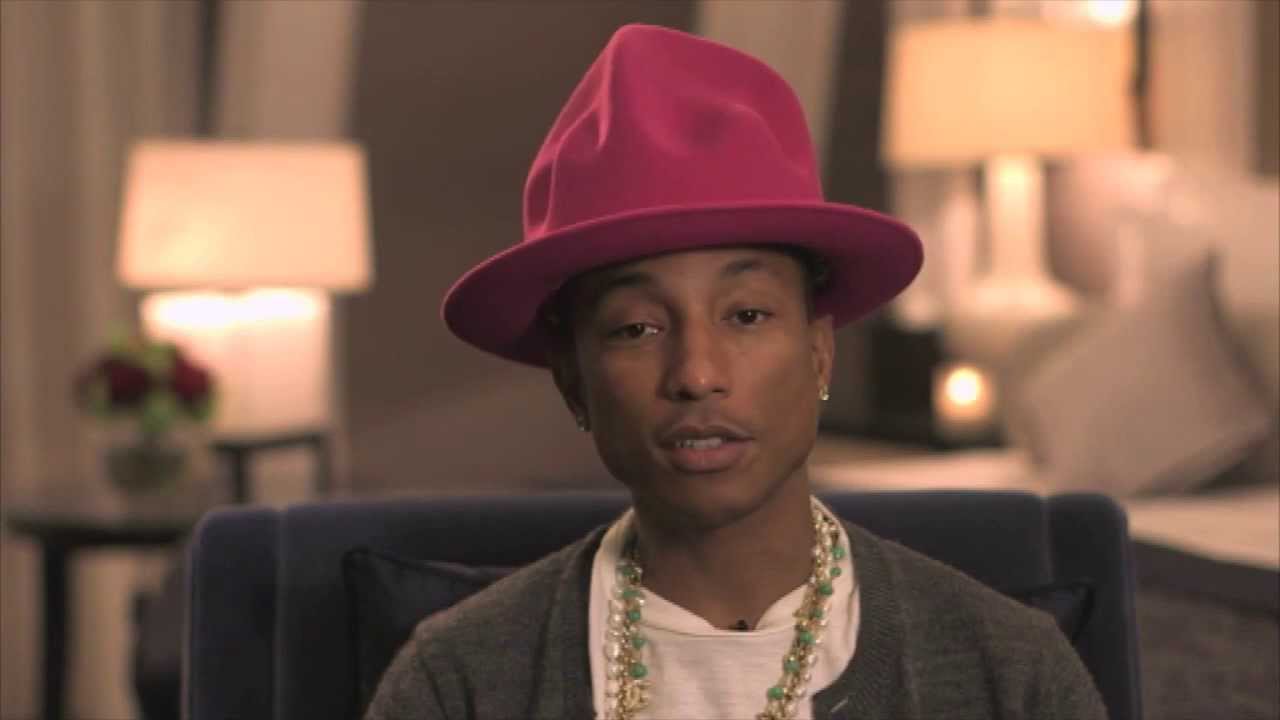 Pharrell Williams Talks About His MASSIVE Hat - YouTube