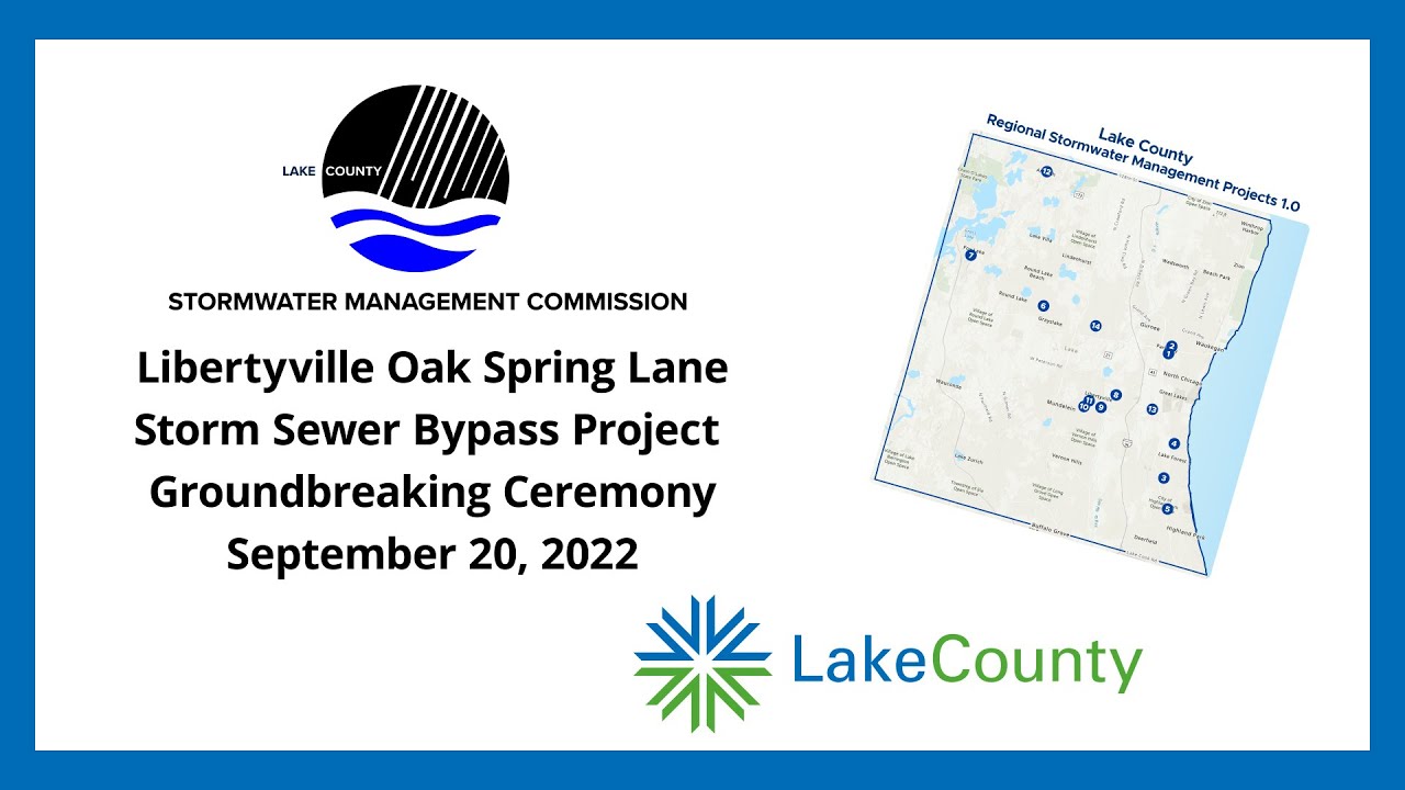 Lake County Stormwater Management Oak Spring Lane Storm Sewer Bypass ...