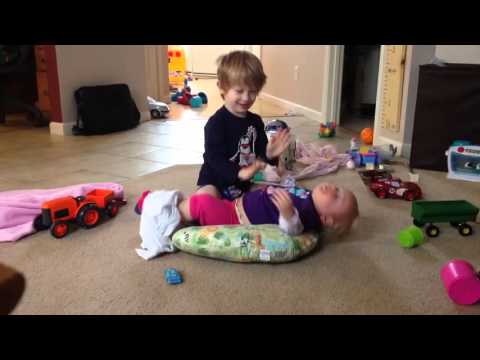 Bennett Wrestling & Tickling Juliet