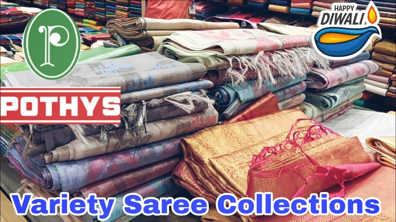 Pothys Oppanakara Street Coimbatore ன் Variety Tissue Saree Collections ...