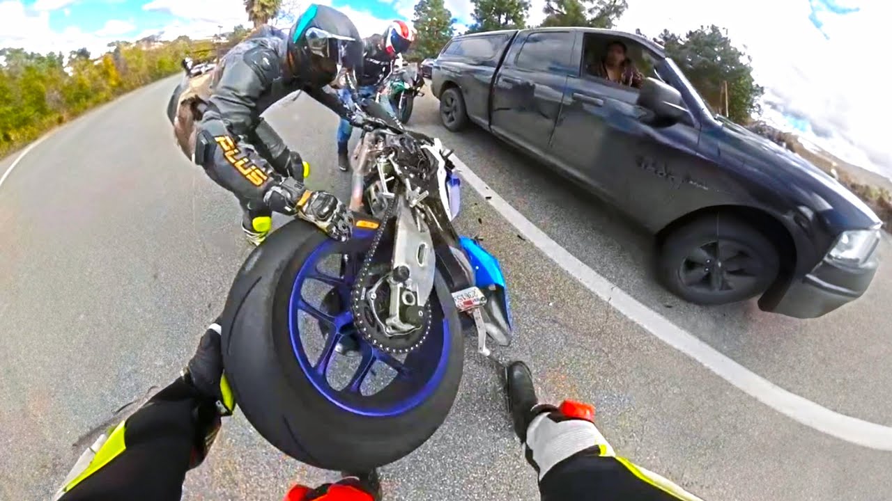 Biker TOTALED His Superbike - Unbelievable And Incredible Motorcycle ...