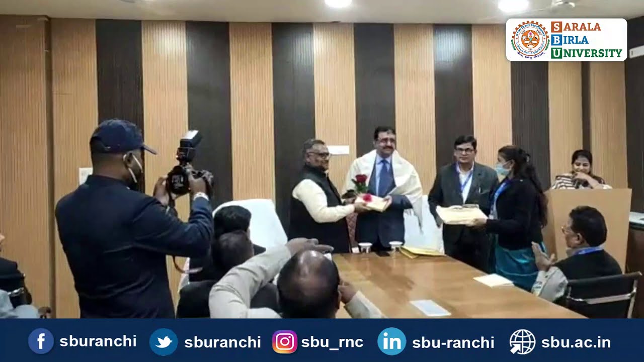 SBU Family Welcomes its New Vice-Chancellor Prof.(Dr.) Gopal Pathak ...