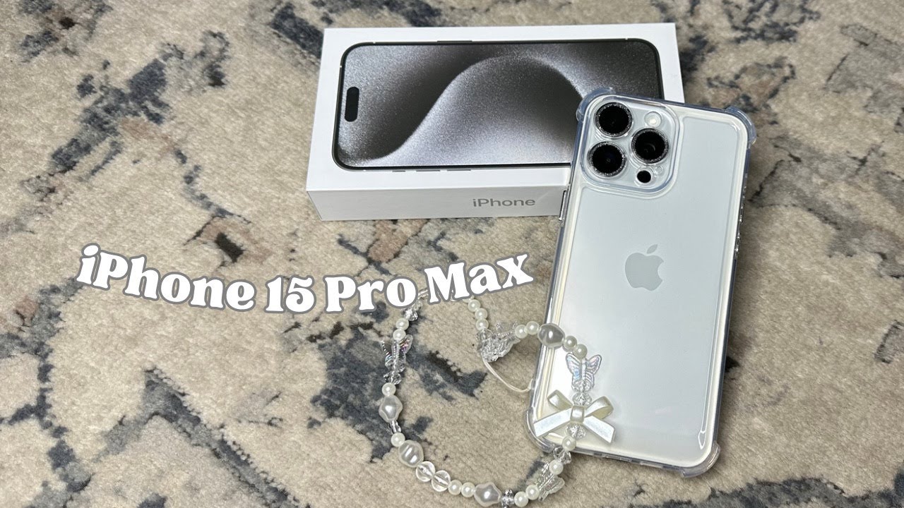 iPhone 15 Pro Max: Unveiling the Dazzling White Titanium Edition! 🤍 ...