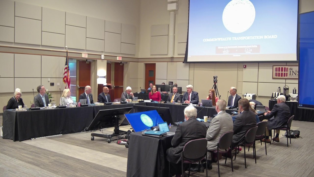 May 21, 2025 - Commonwealth Transportation Board Meeting (Action) - YouTube