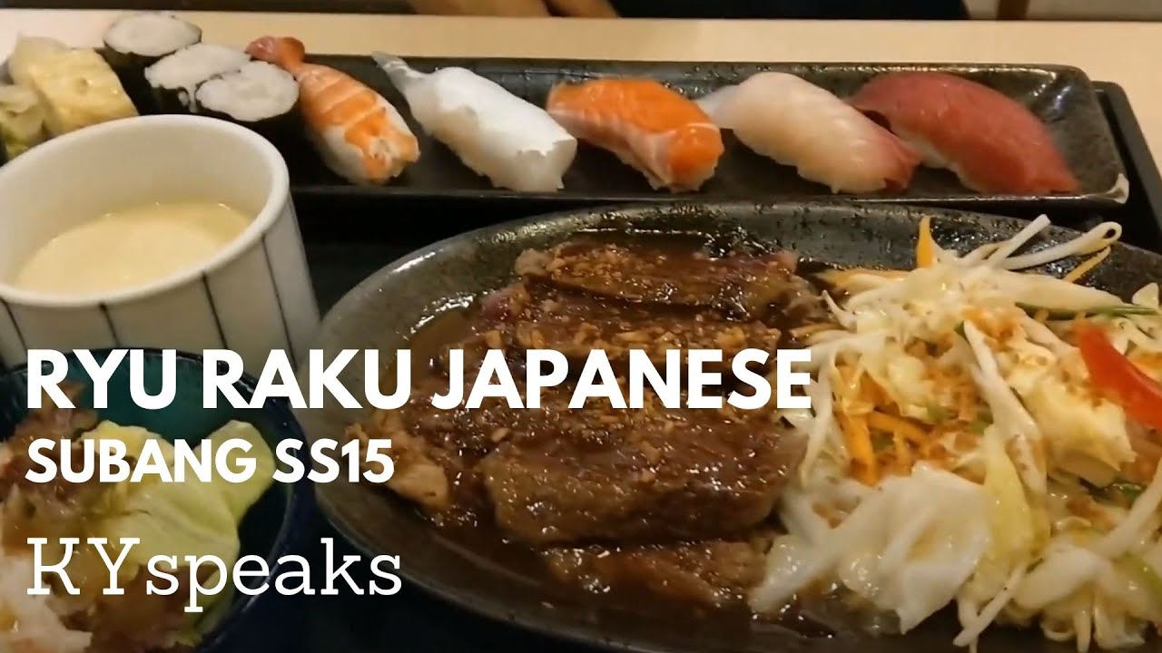 KY eats - Jyu Raku at Subang Jaya SS15 - YouTube