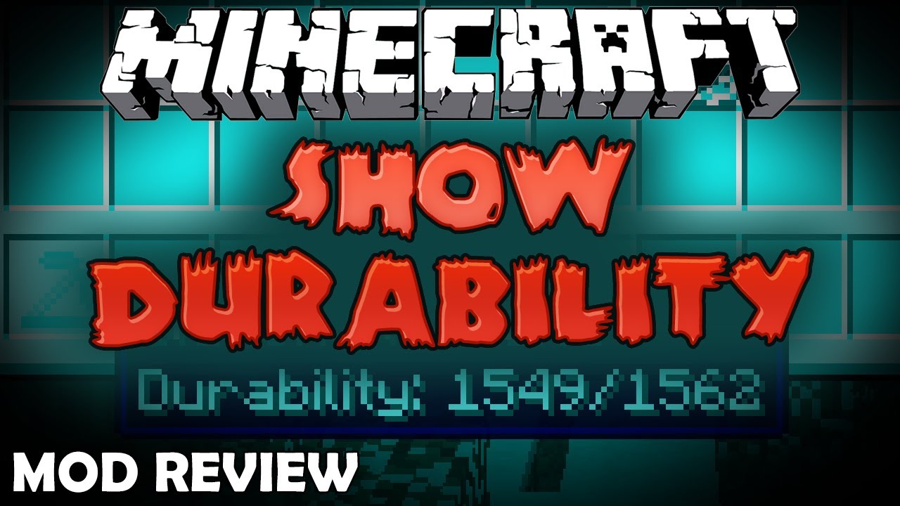 Minecraft: Show Durability Mod (HD) - YouTube
