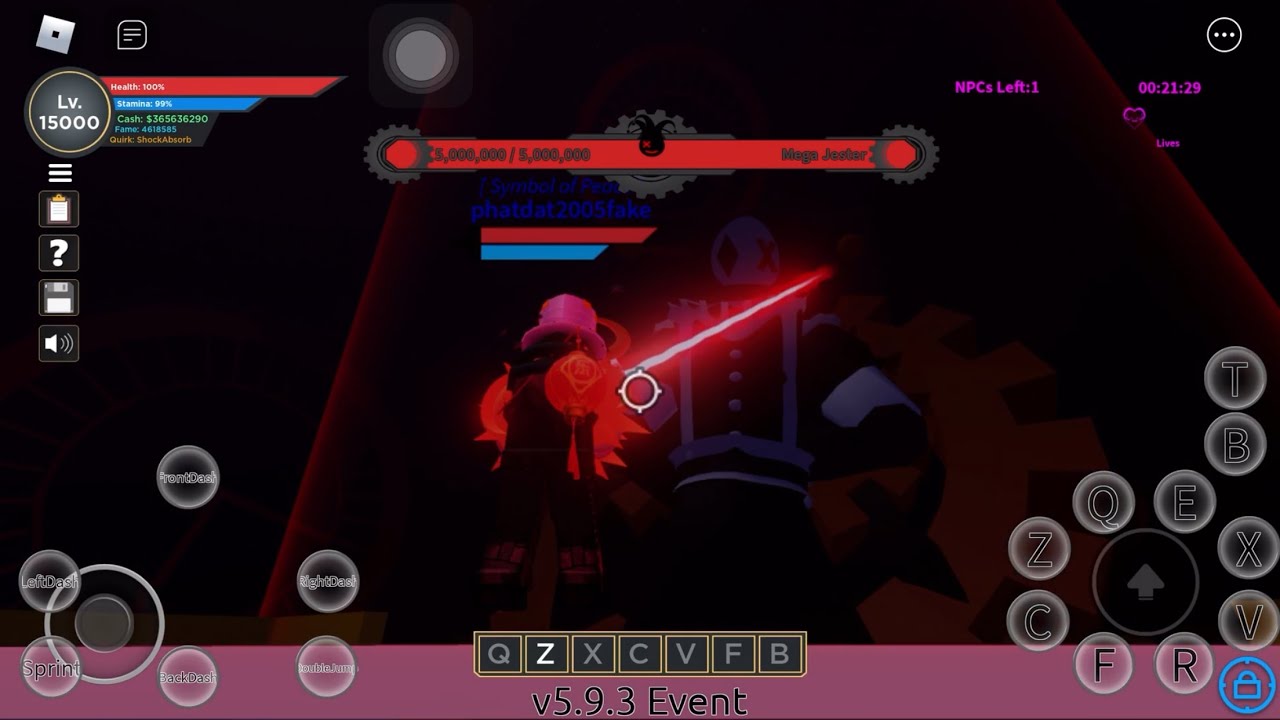 Jester Dungeon Final Stage Solo [Mega Jester] | Boku No Roblox - YouTube