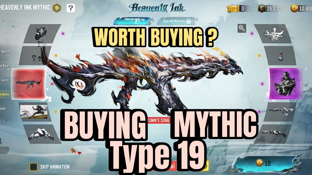 BUYING & MAXING OUT NEW MYTHIC TYPE 19 - CELESTIAL INK | HEAVENLY INK ...