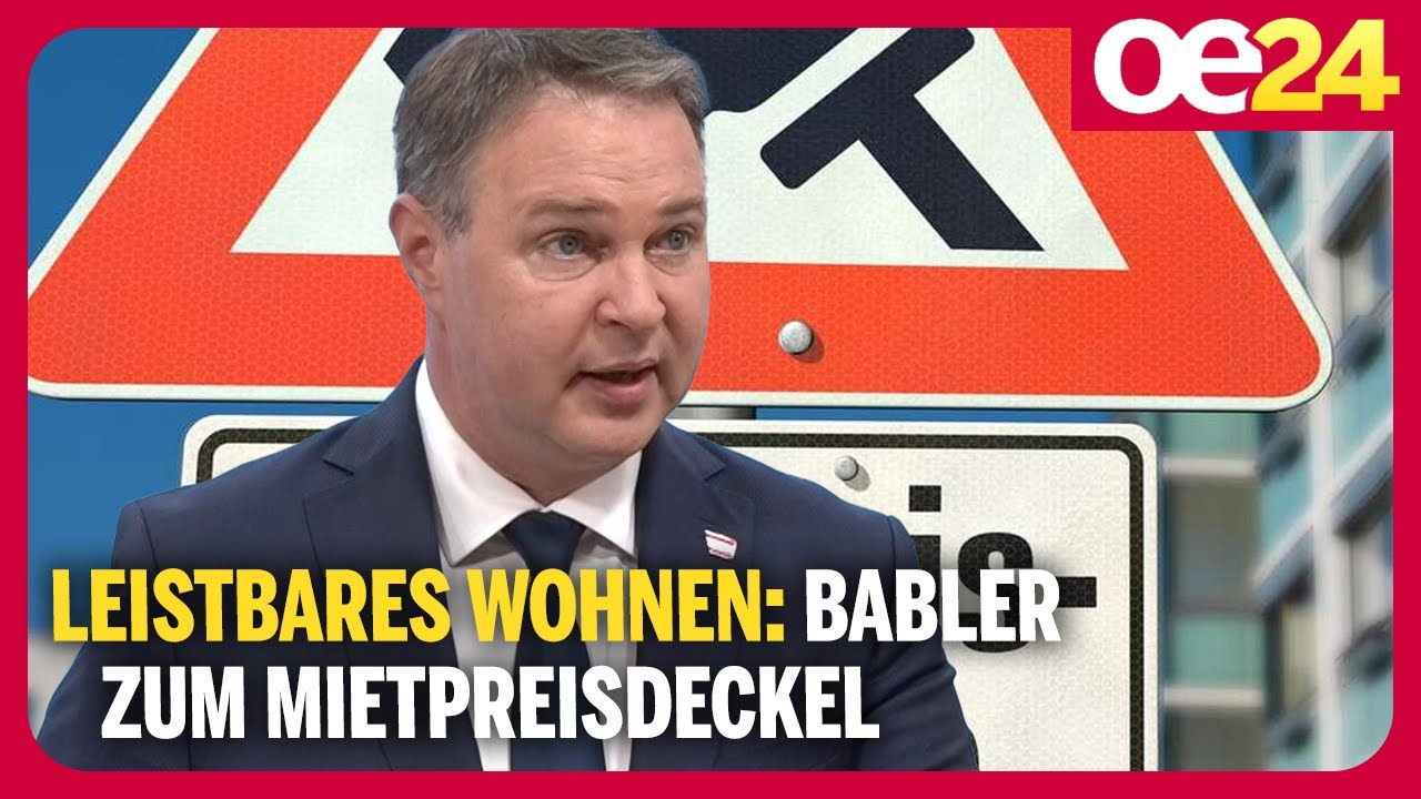 Leistbares Wohnen: Andreas Babler zum Mietpreisdeckel - YouTube