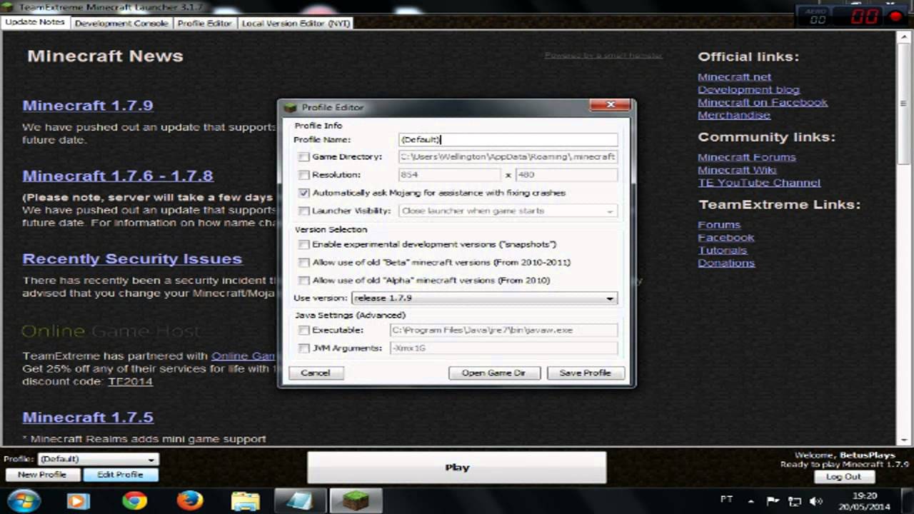 COMO BAIXAR MINECRAFT 1.7.9 (TODAS AS VERSÕES) SEM BUG DE SOM - YouTube