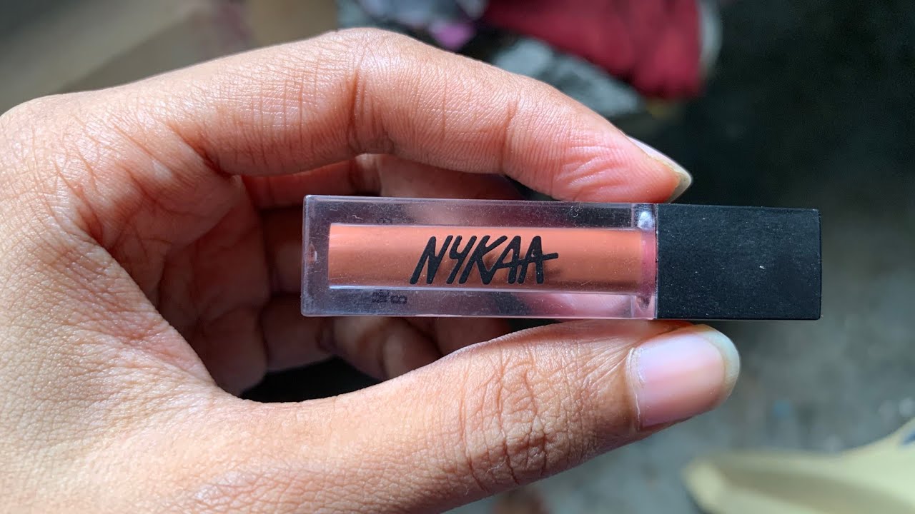 Nykaa Matte to Last Mini Liquid Lipstick Shade Chai - YouTube