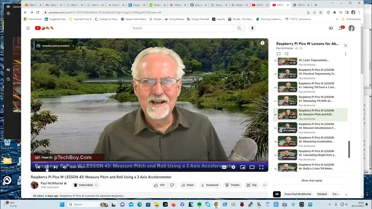 My video for Paul McWhorter's Pico W Lesson 43 & using a Pico W as an ...
