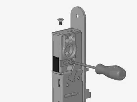 ABLOY EL402 Регулировка бэксета - YouTube