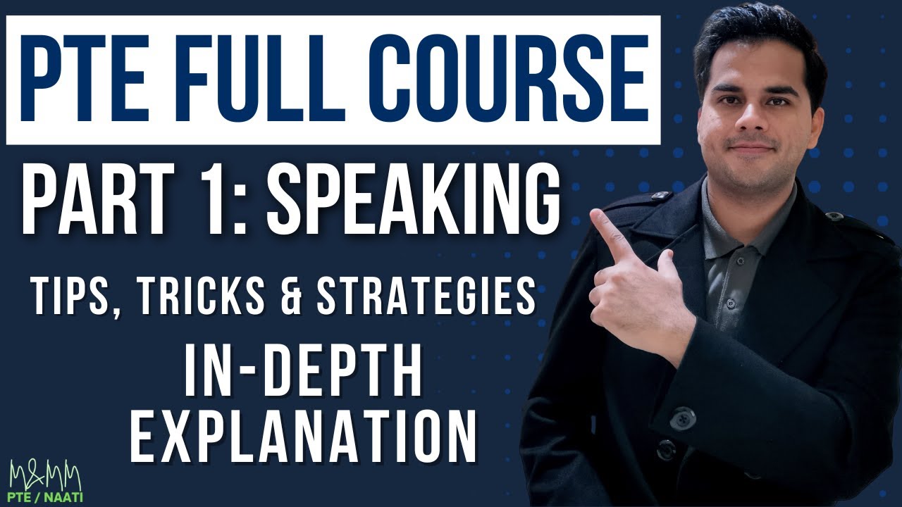 PTE Full Course Part 1 | PTE Speaking | All Tips Tricks and Strategies ...