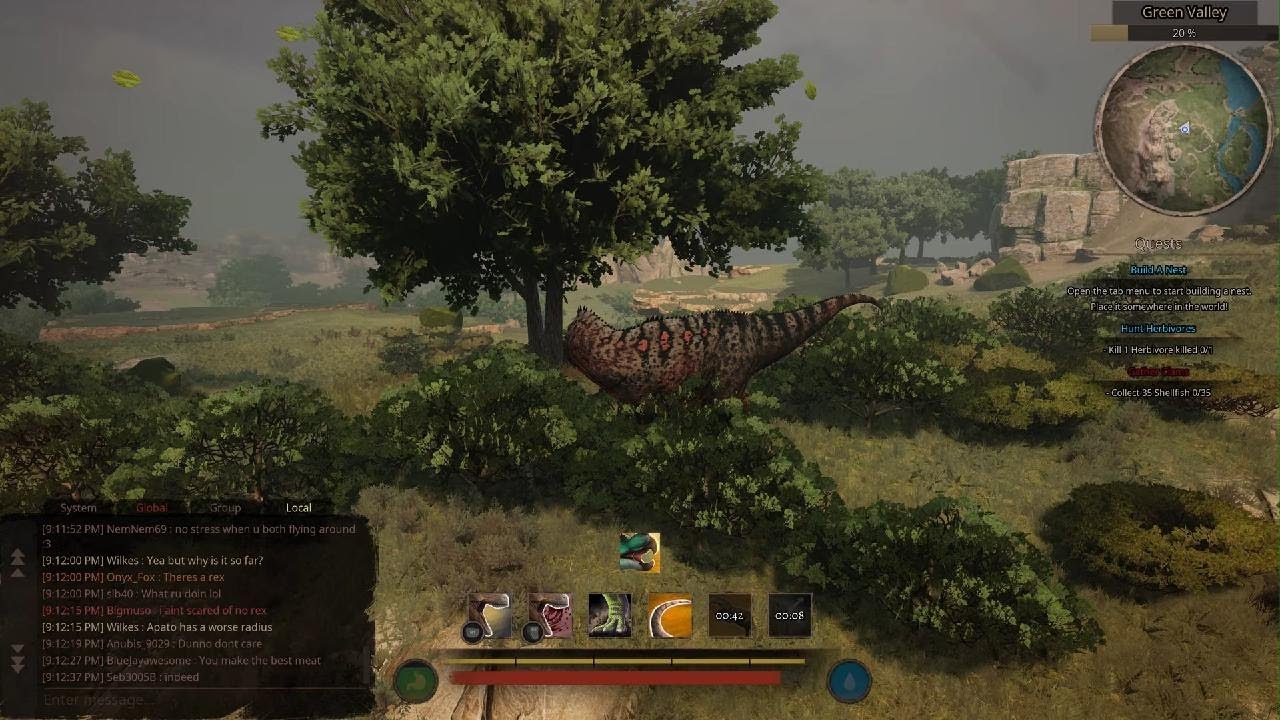 Path of Titans giga vs titan - YouTube