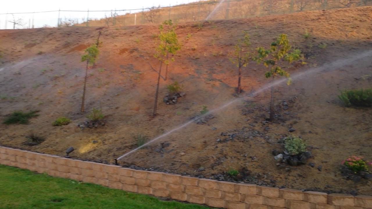 Slope Hydroseeding Project Update - YouTube