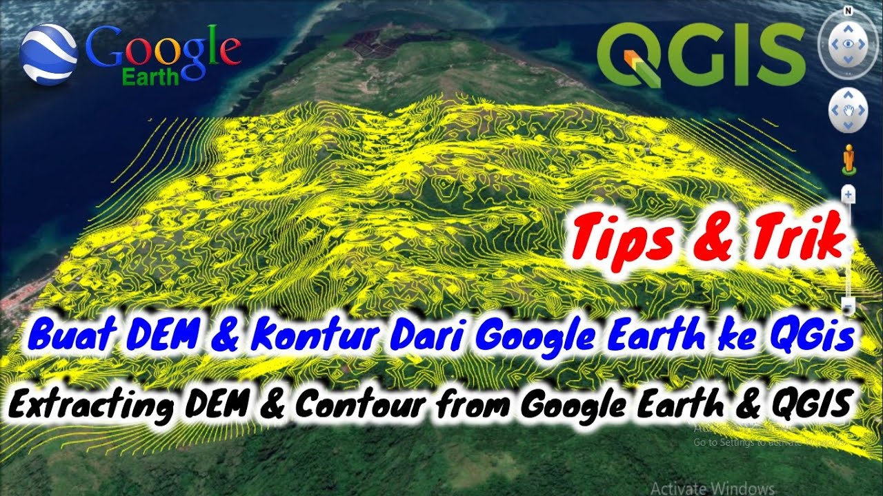 Download DEM Kontur Dari Google Earth Dan QGis Extract DEM download-dem-kontur-dari-google-earth-dan-qgis-extract-dem