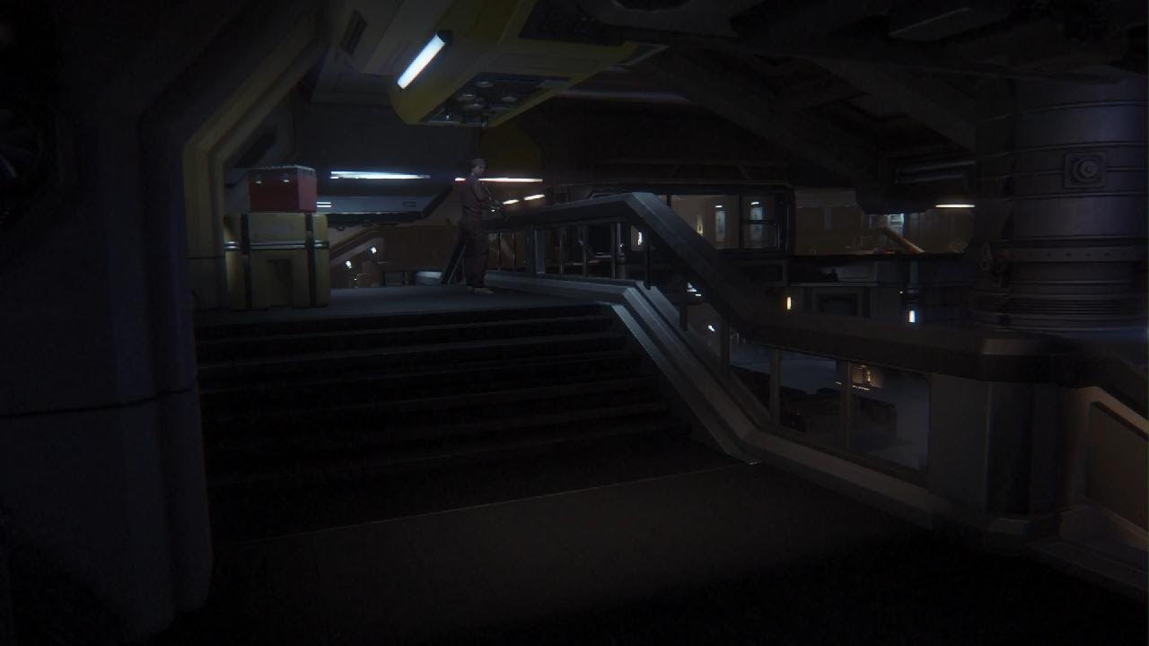 Alien: Isolation When You Peek Out At Survivor Shooting At You - YouTube