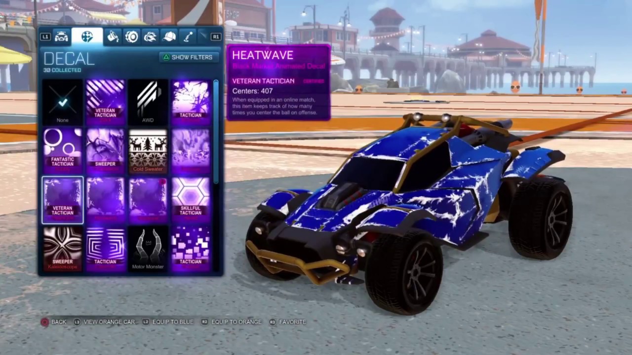 New Rocket League "Twinzer" Car Showcased with 14 Mystery Decals! - YouTube