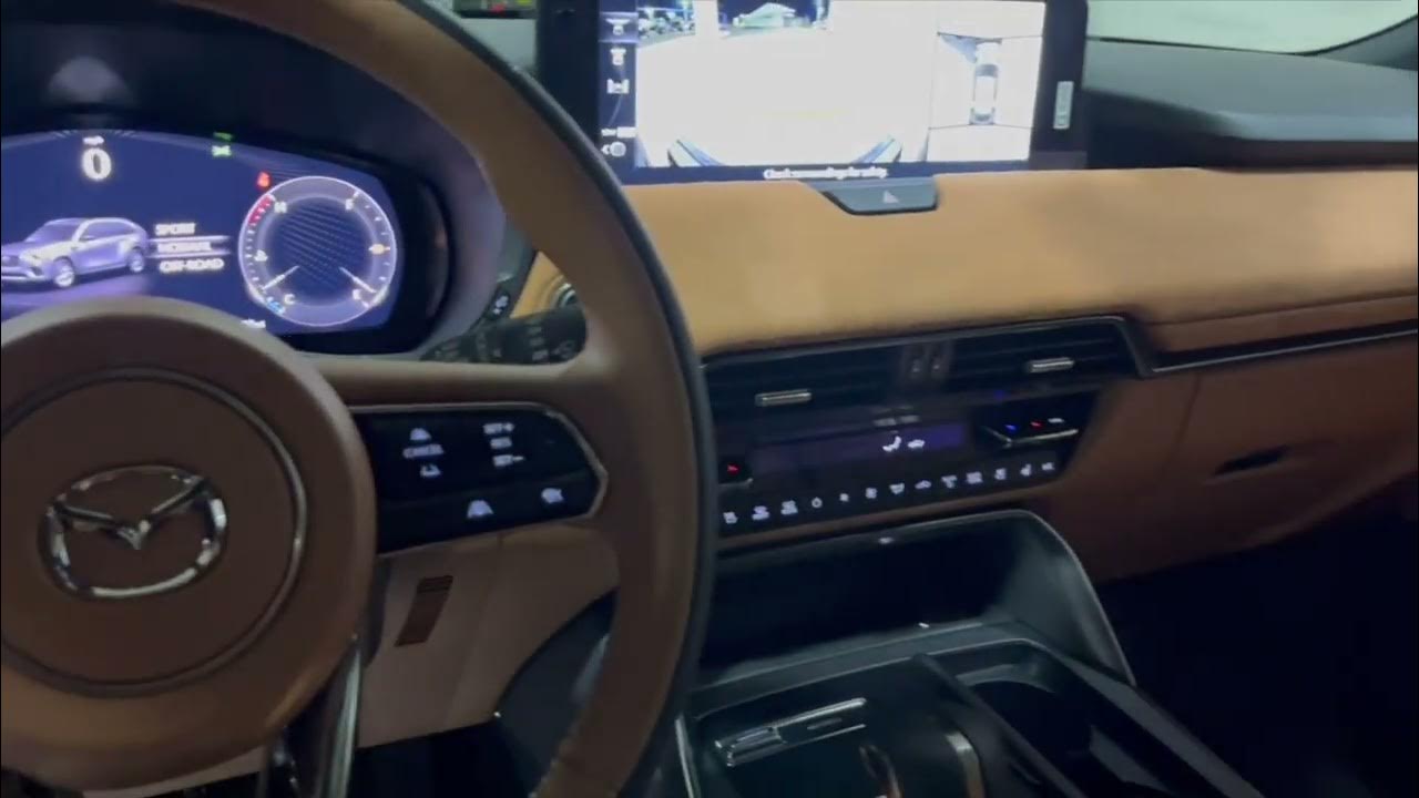 2025 Mazda CX-70 Interior Comparison Tan Nappa Red Leather#cx70#mazda#mazdacx70 CX70 Mazda 3.3T ...