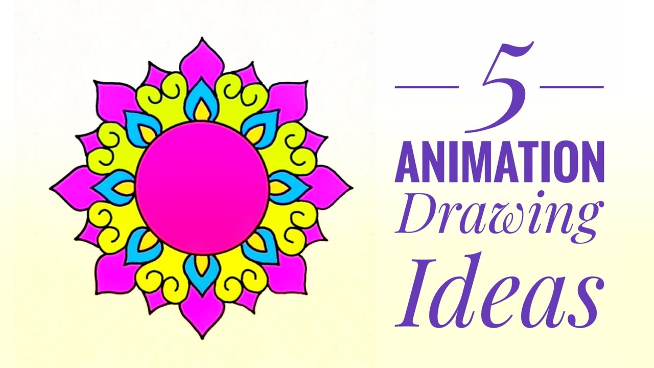 5 Animation Drawing ideas - YouTube