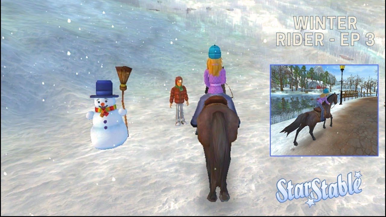 BUILDING A SNOWMAN - Star Stable Winter Rider #3 - YouTube