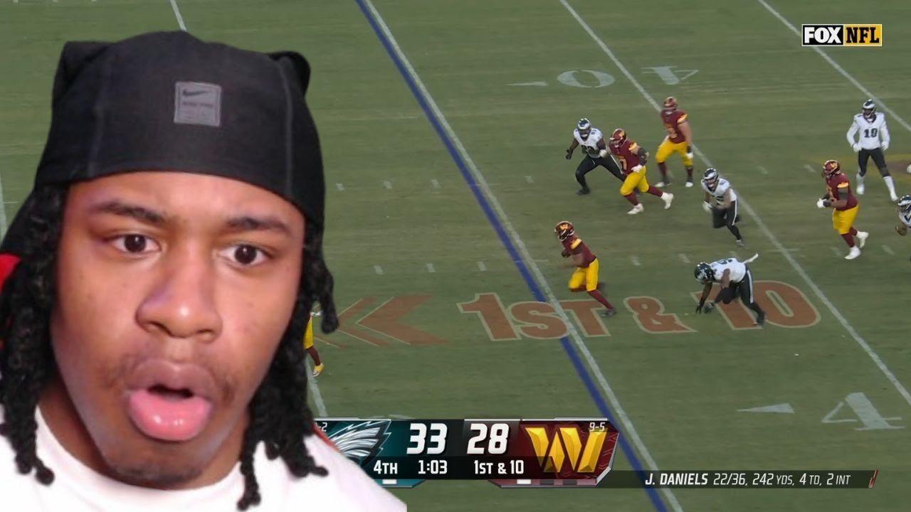 Jayden Daniels OMG!! Philadelphia Eagles vs. Washington Commanders | 2024 Week 16 Game ...