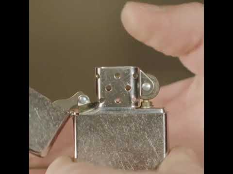 Zippo lighter "OPEN" - YouTube