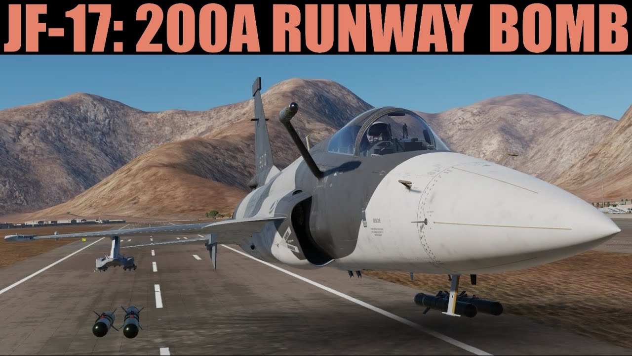 JF-17 Thunder: Type 200A Anti-Runway Rocket Bomb Tutorial | DCS WORLD ...