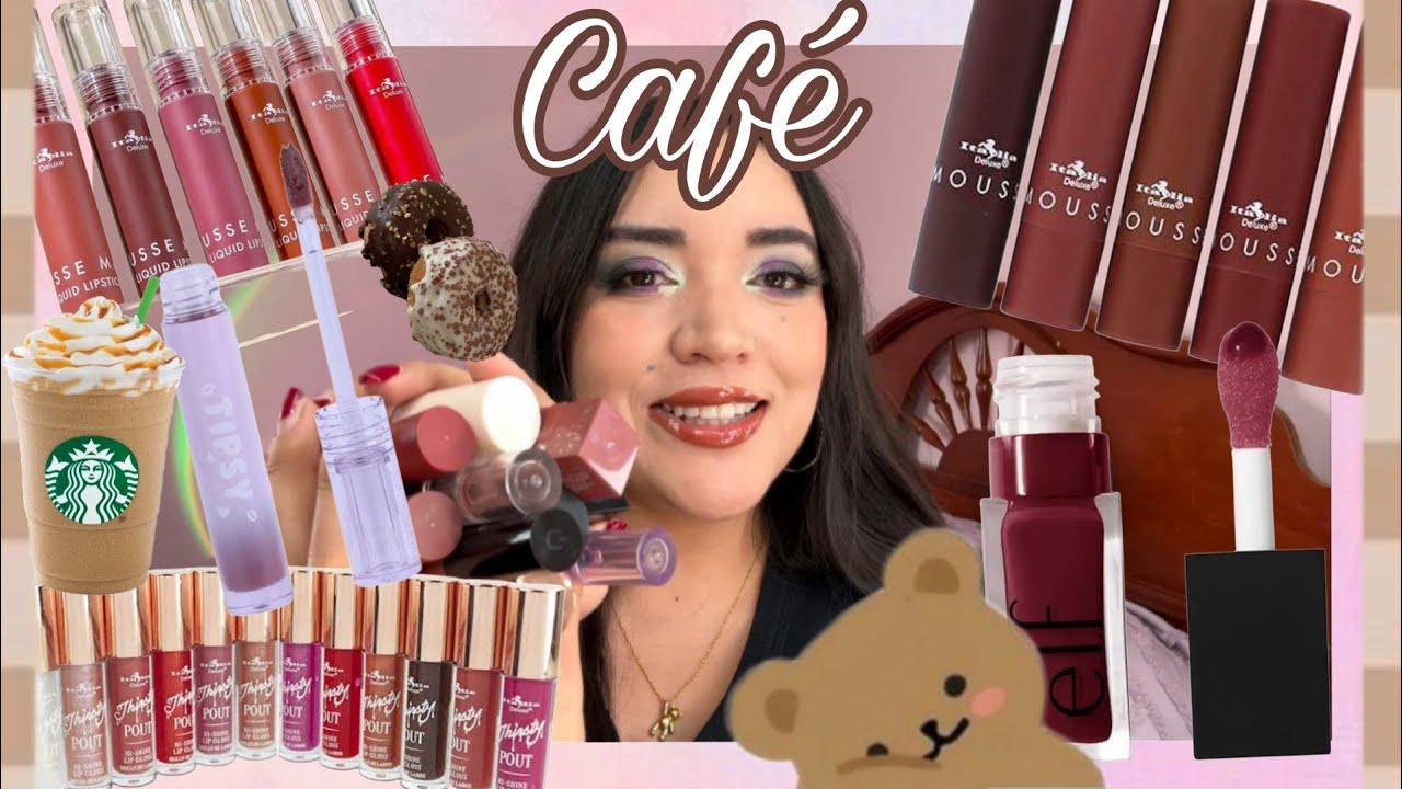 10 GLOSSES/LABIALES en TONOS CAFÉS ☕️🥥 TENDENCIA en LABIOS 👄🤎 - YouTube