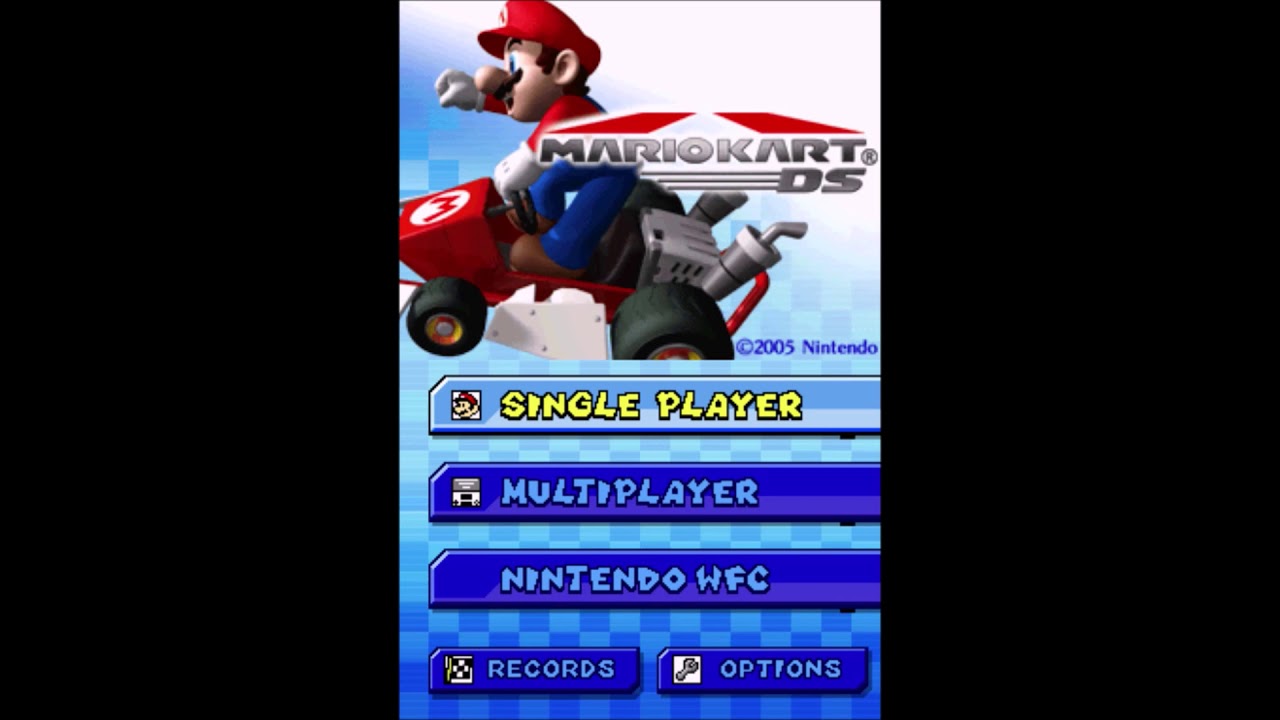 Mario Kart DS. ( Title Screen. ) - YouTube