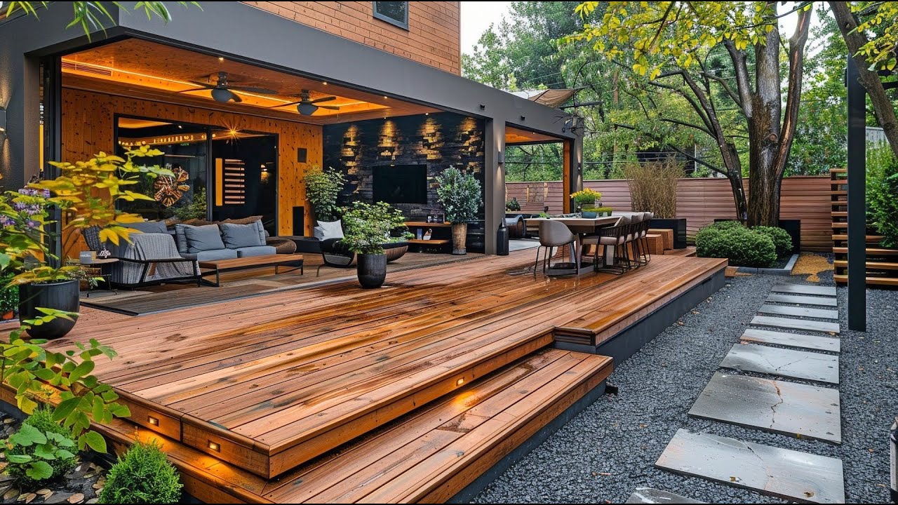 COVERED OUTDOOR TERRACE DESIGN IDEAS | MODERN PATIO TERRACE ROOF AND ...